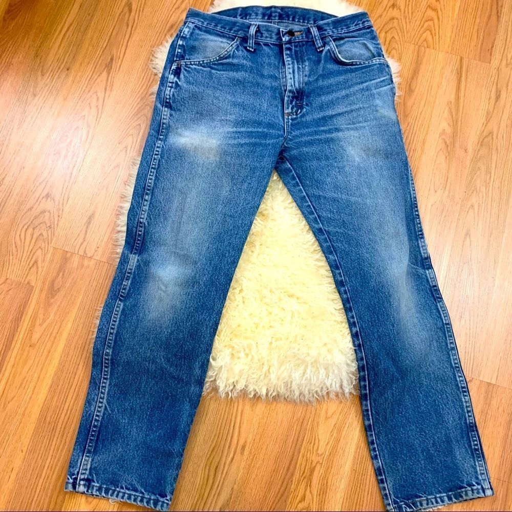 Vintage Rustler Perfectly Worn Work Jeans 32x29 - Gem